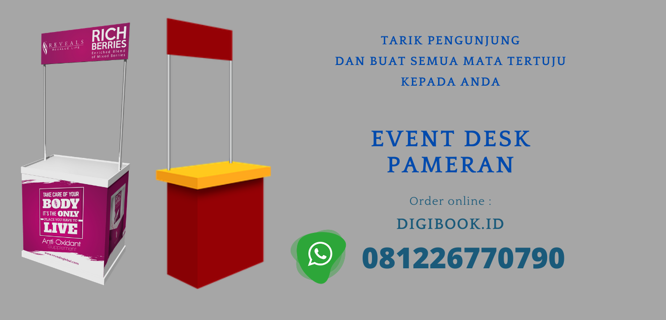 Event Desk Promosi Pameran Murah - Digibook Promotion