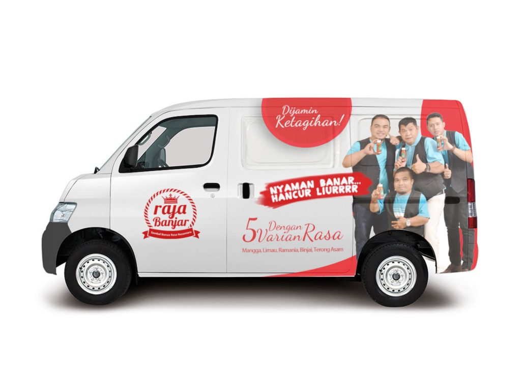 Branding Mobil, Stiker Branding, Stiker Wraping Mobil