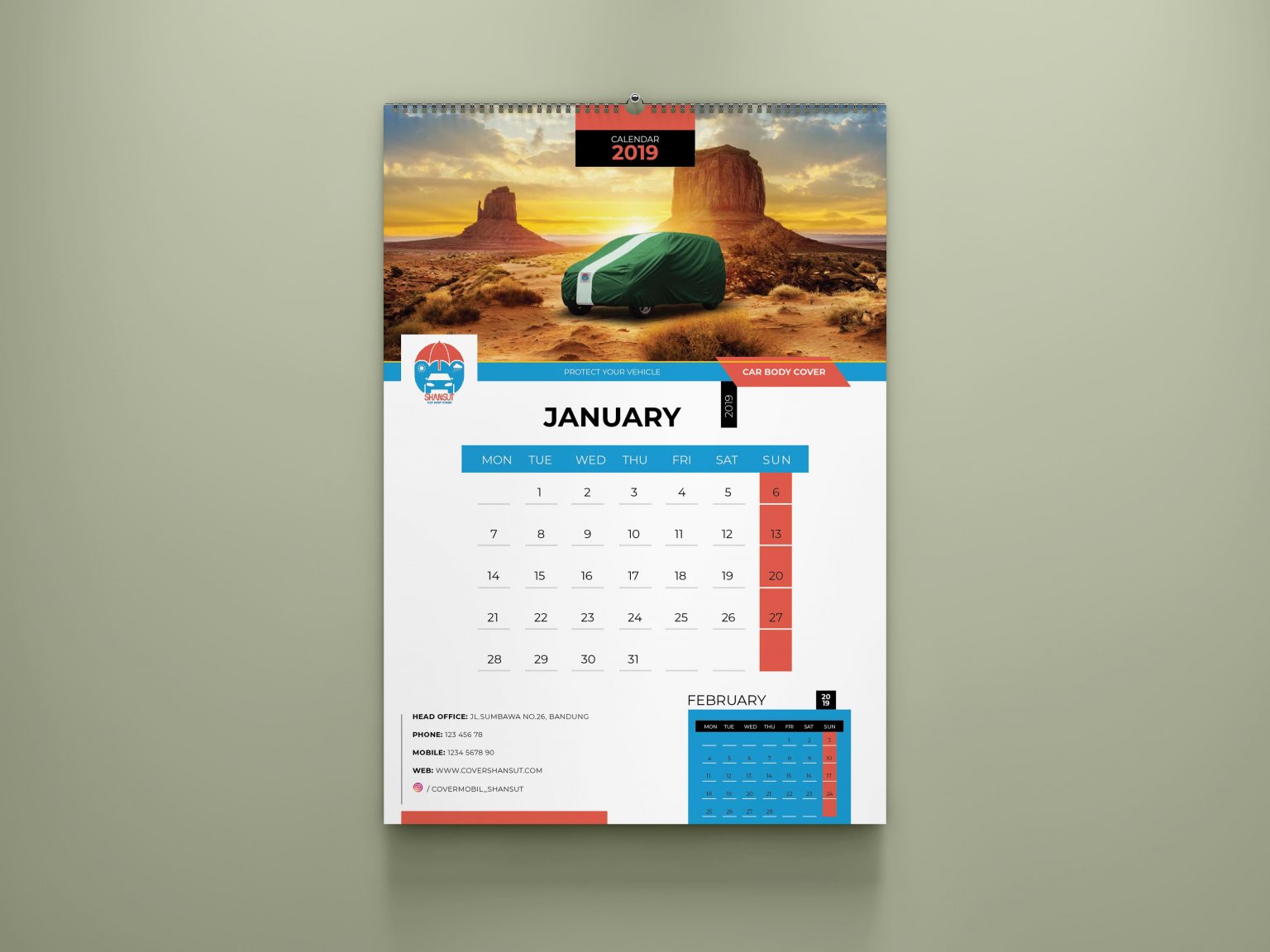Cetak Kalender Online 2021 di Demak,Jepara dan Kudus