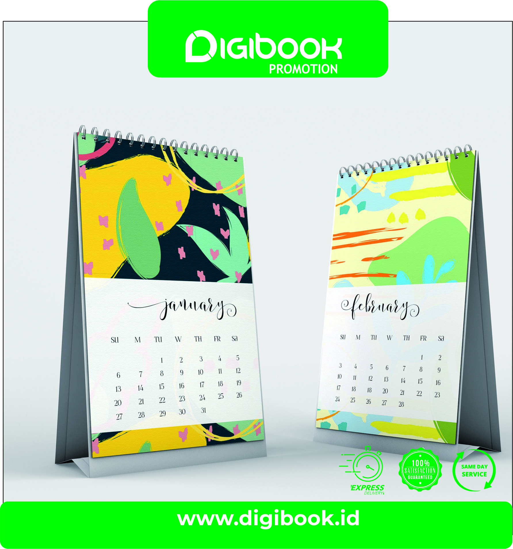 Jasa Pembuatan Cetak Kalender Berkualitas di Bekasi - Digibook Promotion